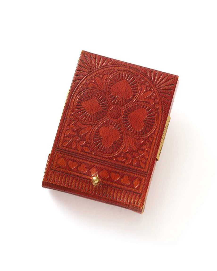 Embossed Leather Playing Cards Set – Adirondack-Store-And-Gallery-Inc